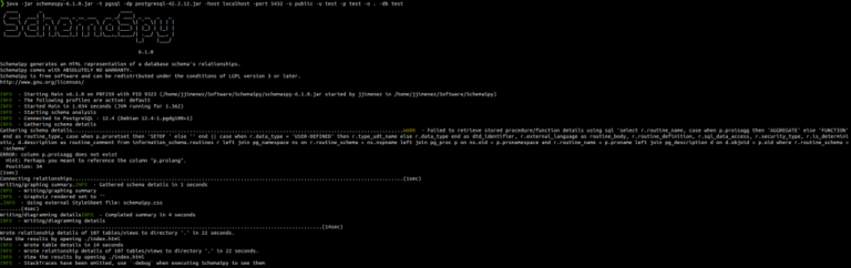 Cómo documentar tus bases de datos con SchemaSpy