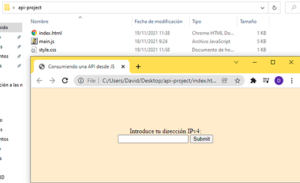 Consumir una API desde JavaScript nativo