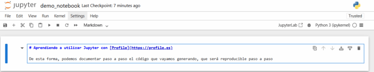 JupyterLab desde cero con Python - Profile Software Services